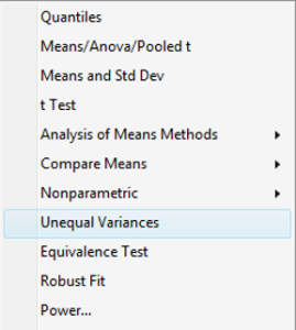 Two Sample t Test with JMP - Lean Sigma Corporation